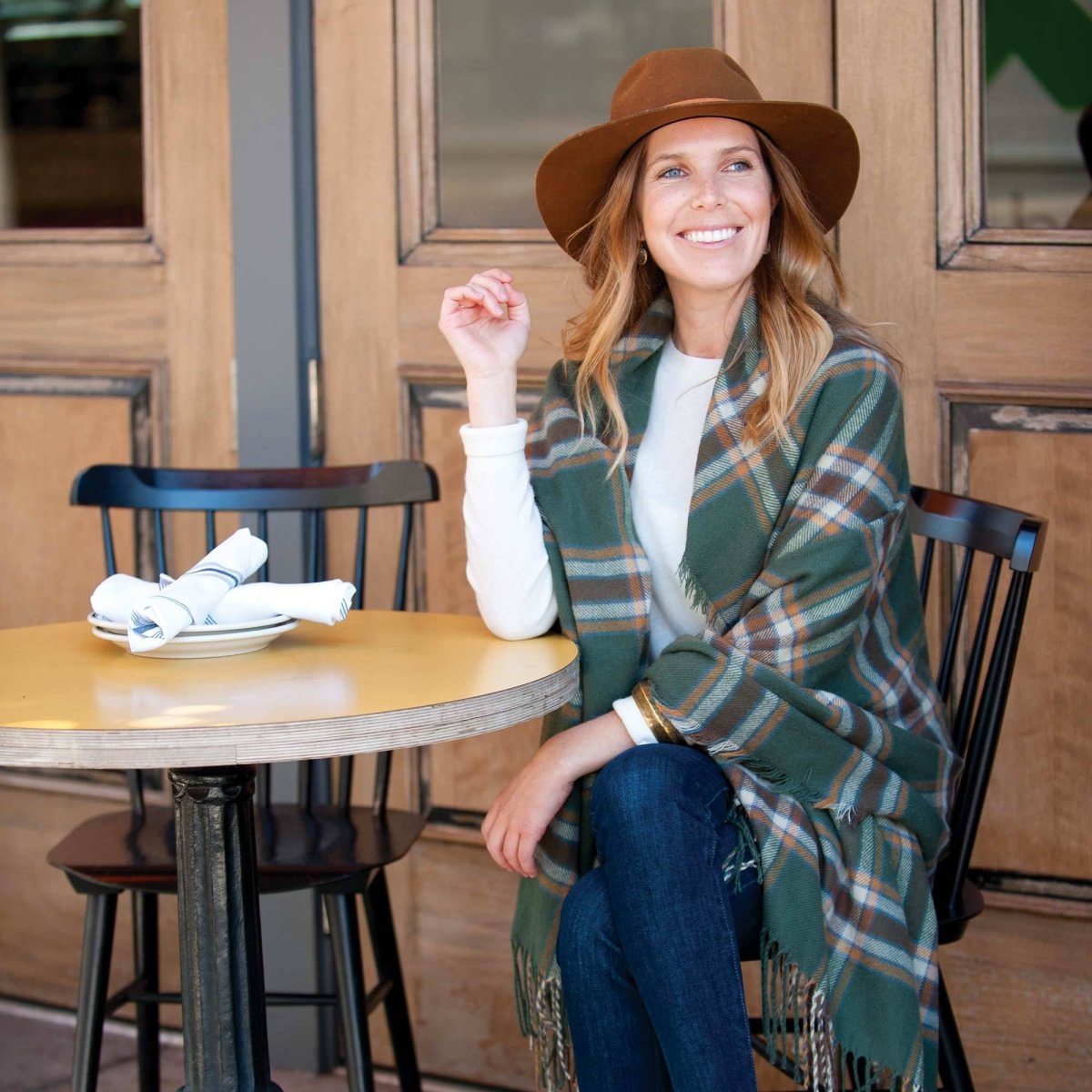 7 Easy Ways to Wear a Plaid Wrap – rockflowerpaper