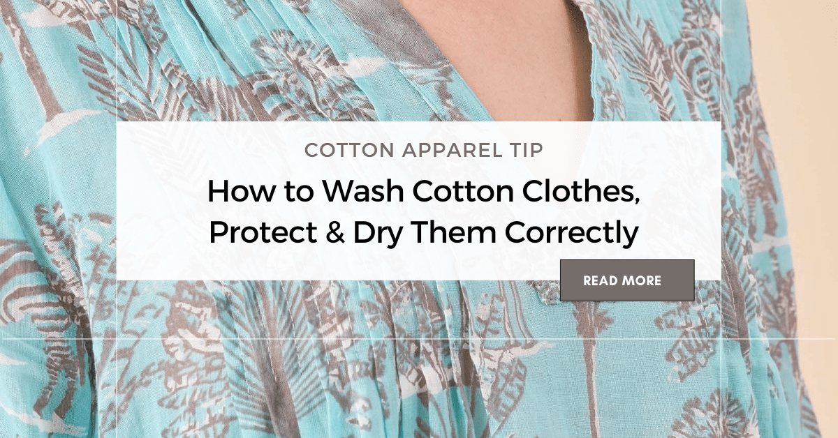 How to Wash Cotton Clothes, Protect & Dry Them Correctly – rockflowerpaper