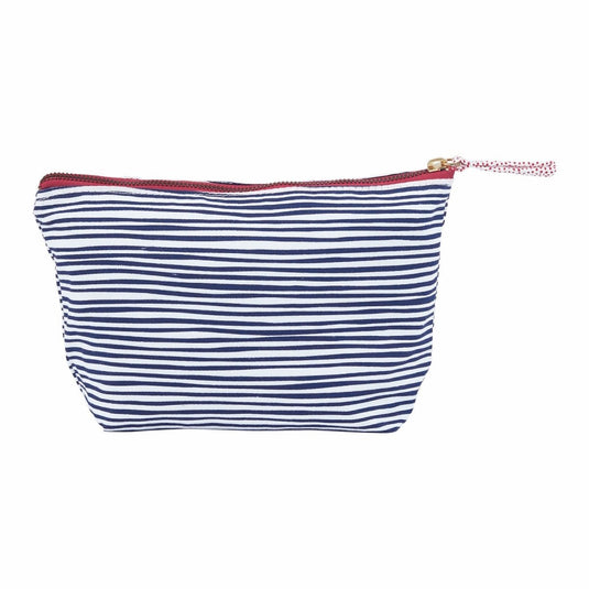 Suri Navy Medium Essential Canvas Pouch – Rockflowerpaper